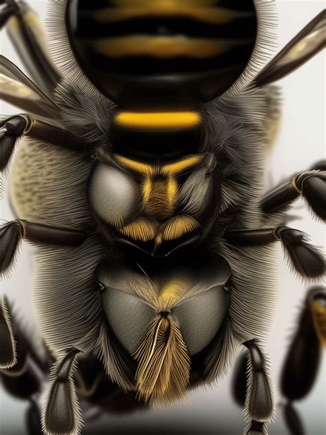 Krea Ai Electron Microscope Bee