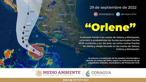 Tormenta Tropical Orlene No Representa Peligro Para Sinaloa