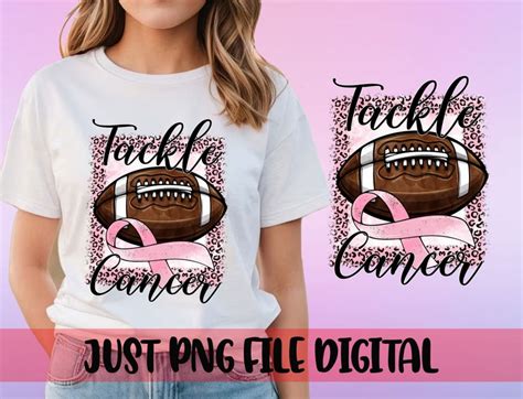 Tackle Cancer Png Breast Cancer Awareness Pink Ribbon Png Etsy