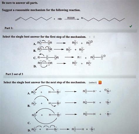 SOLVED: Be sure to answer all parts: Suggest reasonable mechanism for ...