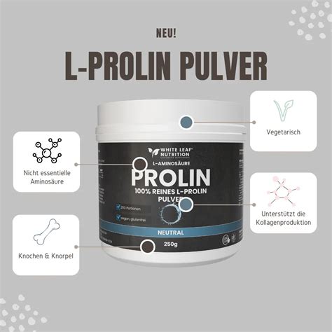 L Prolin Pulver Kaufen Schweizer Qualität Schnell Geliefert White