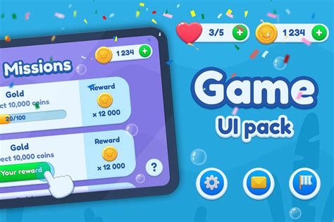 Casual Gui Mobile Game Ui Pack Behance