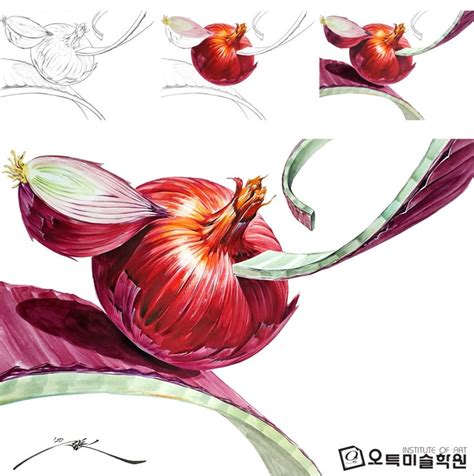 실전수업시범작 기초디자인 질감표현 기디 양파 소묘 개체표현 개체시범 수업작 매일매일시범 수시 정시 합격