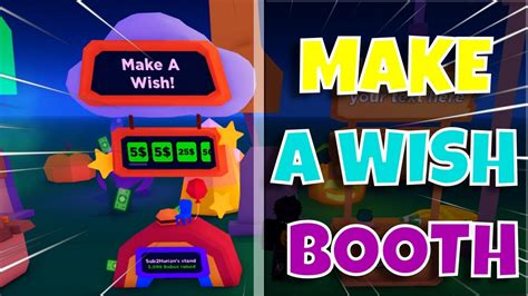 HOW TO GET THE FREE MAKE A WISH BOOTH IN PLS DONATE YouTube