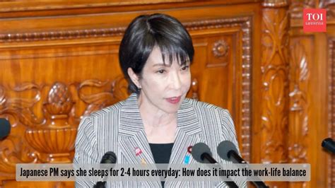 Japans Pm Sanae Takaichi Opens Up On Her Sleeping Habits Raises