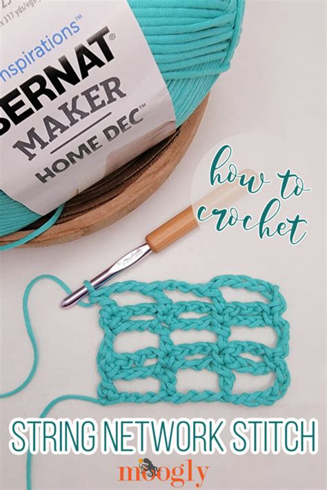 String Network Stitch Written Pattern And Tutorial On Moogly