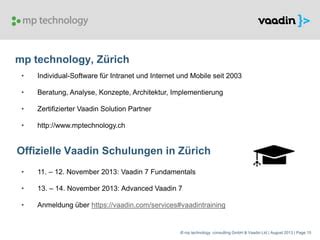 Vaadin7 Coding Ui Components PPT