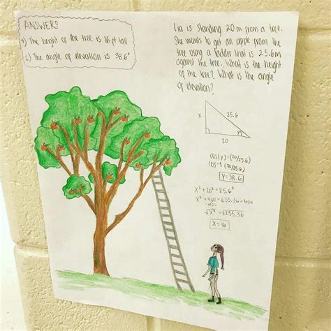Trigonometry Lesson Word Problem Activity Lindsay Bowden
