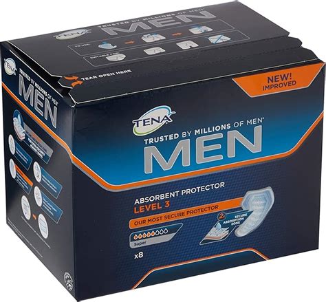 Tena Men Level 3 , 6x8 (48) : Amazon.co.uk: Health & Personal Care