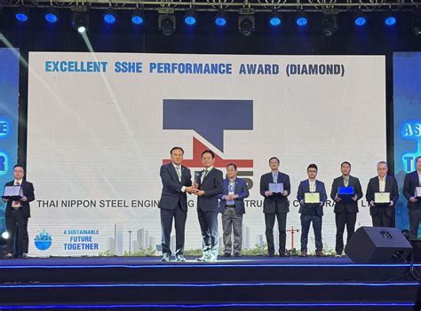 Excellent Sshe Performance Award Diamond Thai Nippon Steel