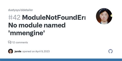 ModuleNotFoundError No Module Named Mmengine Issue Dustysys Ddetailer GitHub