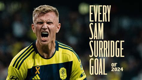 Every Sam Surridge Goal Of 2024 Nashville Sc Youtube
