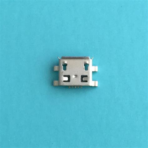 50pcs Micro Usb 5pin B Type 0 8mm Female Charging Port Mini Usb