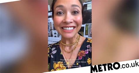 Watch Myleene Klass In Emergency White Bikini Meeting Metro Video