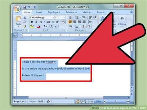 How To Double Space In Word Steps With Pictures How To Double Space In Word Steps With Pictures