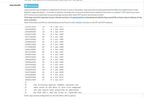 NTP And Leap Seconds Netgate Forum
