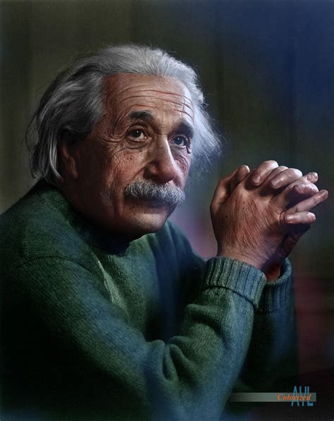 Albert Einstein Colorized From A Photo By Yoursuf Karsh 1948 Rcolorization