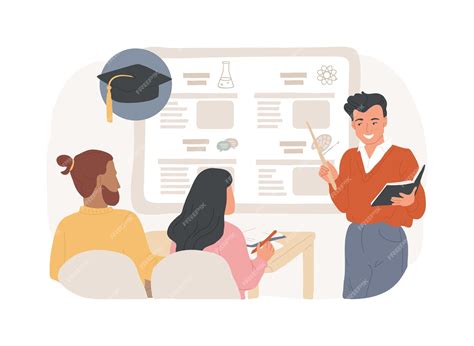 Premium Vector Professional Development Of Teachers Isolated Concept