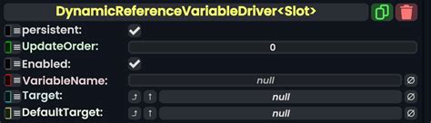 Componentdynamicreferencevariabledriver Resonite Wiki