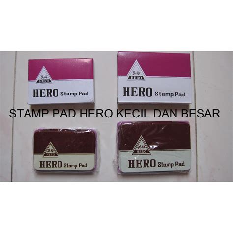 Jual Stamp Pad Hero Bak Stempel Hero Bantal Stempel Hero Kecil