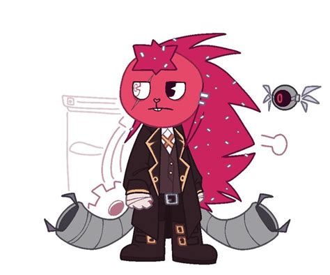 HTF Mirrowed Flaky As Splendont Dibujos Kawaii Dibujos Dibujos Bonitos