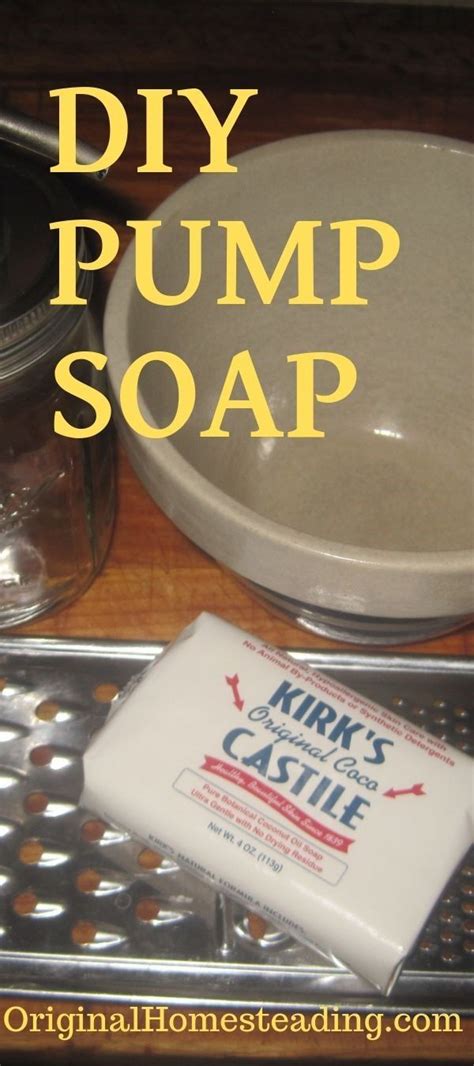 Diy Homemade Liquid Hand Soap From One Bar Of Soap Liquid Hand Soap