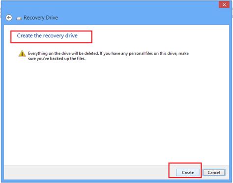How To Create A System Recovery Drive In Windows