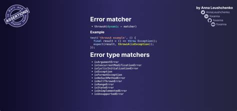 Assertions In Dart And Flutter Tests An Almost Ultimate Cheat Sheet Invertase