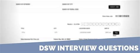Prepare For Your Dsw Interview The Top Questions Theyll Ask And How