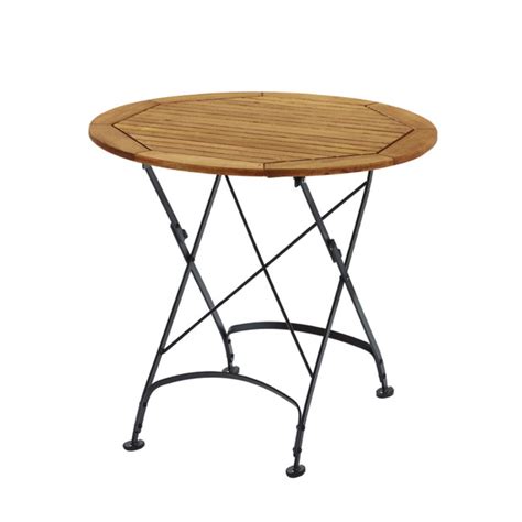 Garten Klapptisch Carlsbad Rund 85 Cm Robinienholz Hauptstadtmoebel De