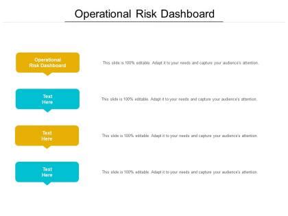 Operational Risk Dashboard SlideTeam