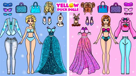 Elsa Paper Doll