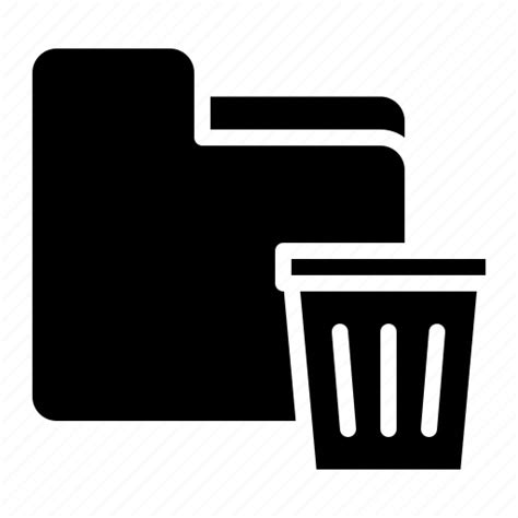 Data Document Folder Trash Icon Download On Iconfinder