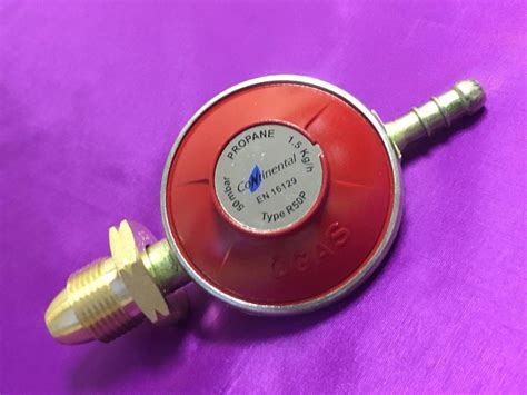 LPG Propane Gas 50 Mbar Low Pressure Red Regulator Boiling Ring