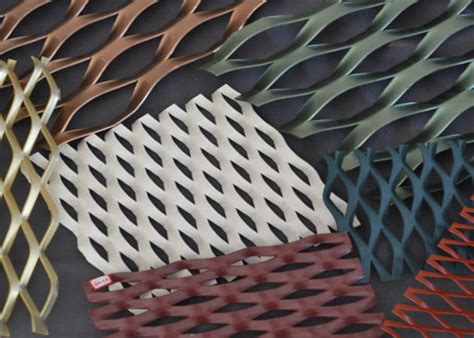 Decorative Aluminum Expanded Metal Mesh Facade Cladding Woven Wire Mesh