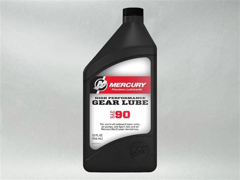Mercury Oem 8m0222063 Sae 90 High Performance Gear Lube Quart 8m0222063