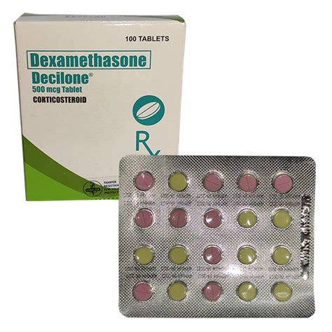 Decilone Dexamethasone 500mcg Tablet 100s Price In The Philippines