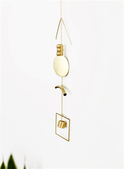 DIY Brass Wall Hanging The Merrythought