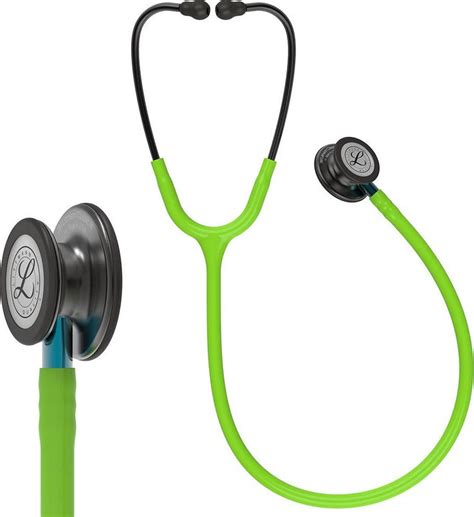 Littmann Classic Iii Lime Green Smoke Edition Blue Stem