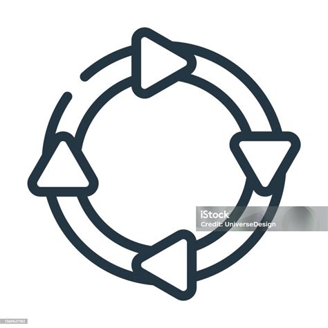 원형 시계 반대 쪽 화살표 얇은 선 아이콘 화살표 시계 반대 방향으로 선형 아이콘 궁극적 인 글리피콘 개념 격리 윤곽 기호 웹 디자인 및 웹 디자인에 대한 벡터 그림 기호