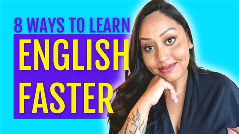 8 Ways To Learn English Faster Youtube