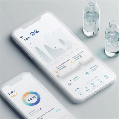 A Mobile App Interface For A Health Tracking Application Showing Daily