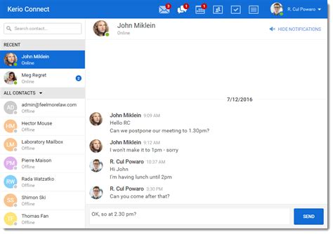Kerio Connect Client