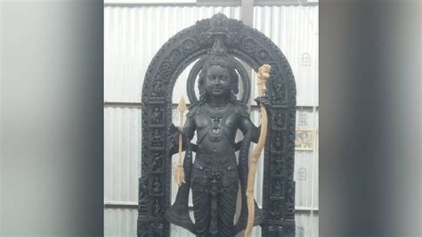 Lord Ram Idol 51 इंच ऊंचाई 150 किलोग्राम वजन देखें रामलला की प्रतिमा