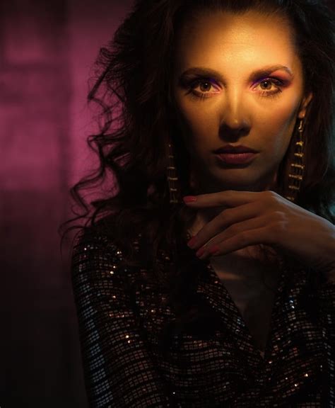 Premium Photo Close Up Portrait Of Beautiful Woman