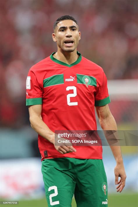 Achraf Hakimi Of Morocco Seen During The Fifa World Cup Qatar 2022 News Photo Getty Images