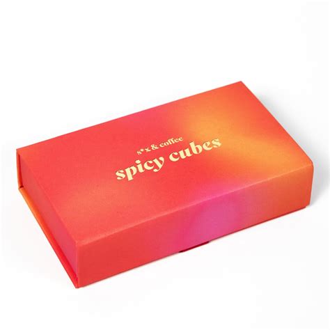 Spicy Cubes 1 Caja 8 Cubos De Azúcar Con Sabor A Canela Para Mejorar