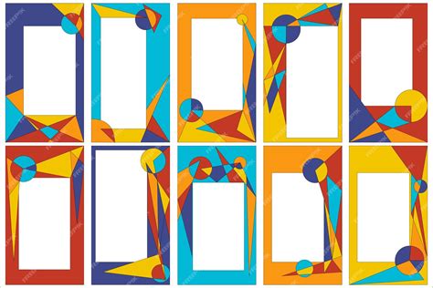 Premium Vector Wpap Set Story Background