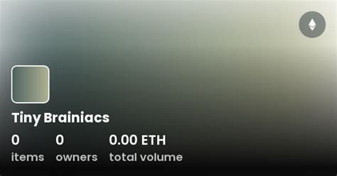 Tiny Brainiacs Collection Opensea
