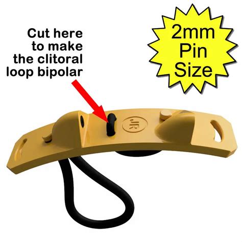Vaginal And Clitoral Bipolar Shield Electrode Red Joannes E Stim